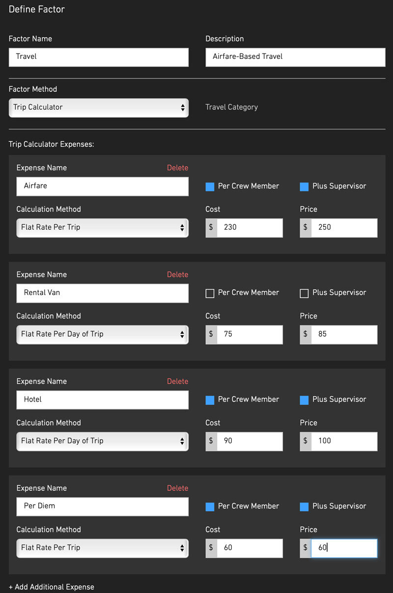 Summit, Trip Calculator and More • Jetbuilt