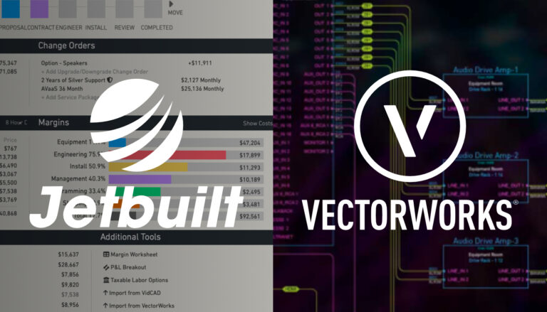 Jetbuilt and Vectorworks Announce Integration Partnership • Jetbuilt