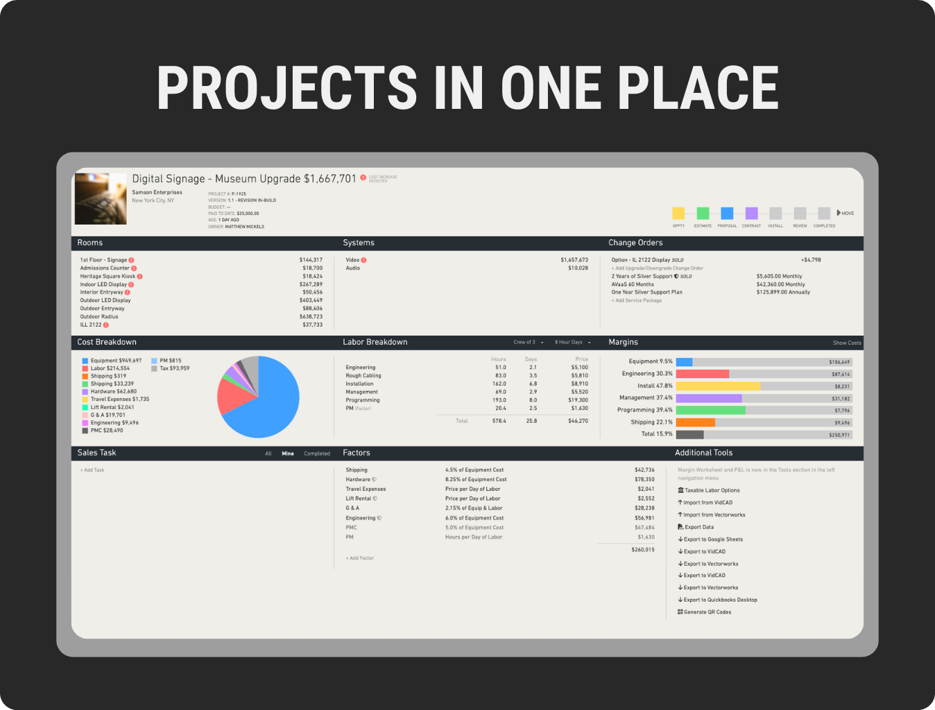 Jetbuilt • AV Project Sales & Management Software